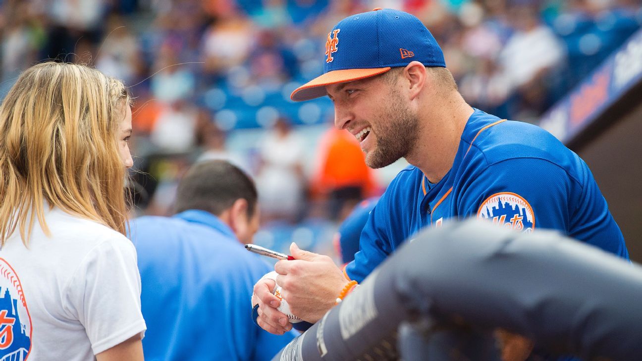 Tim Tebow to start in Class A Columbia Fireflies' home opener - ESPN