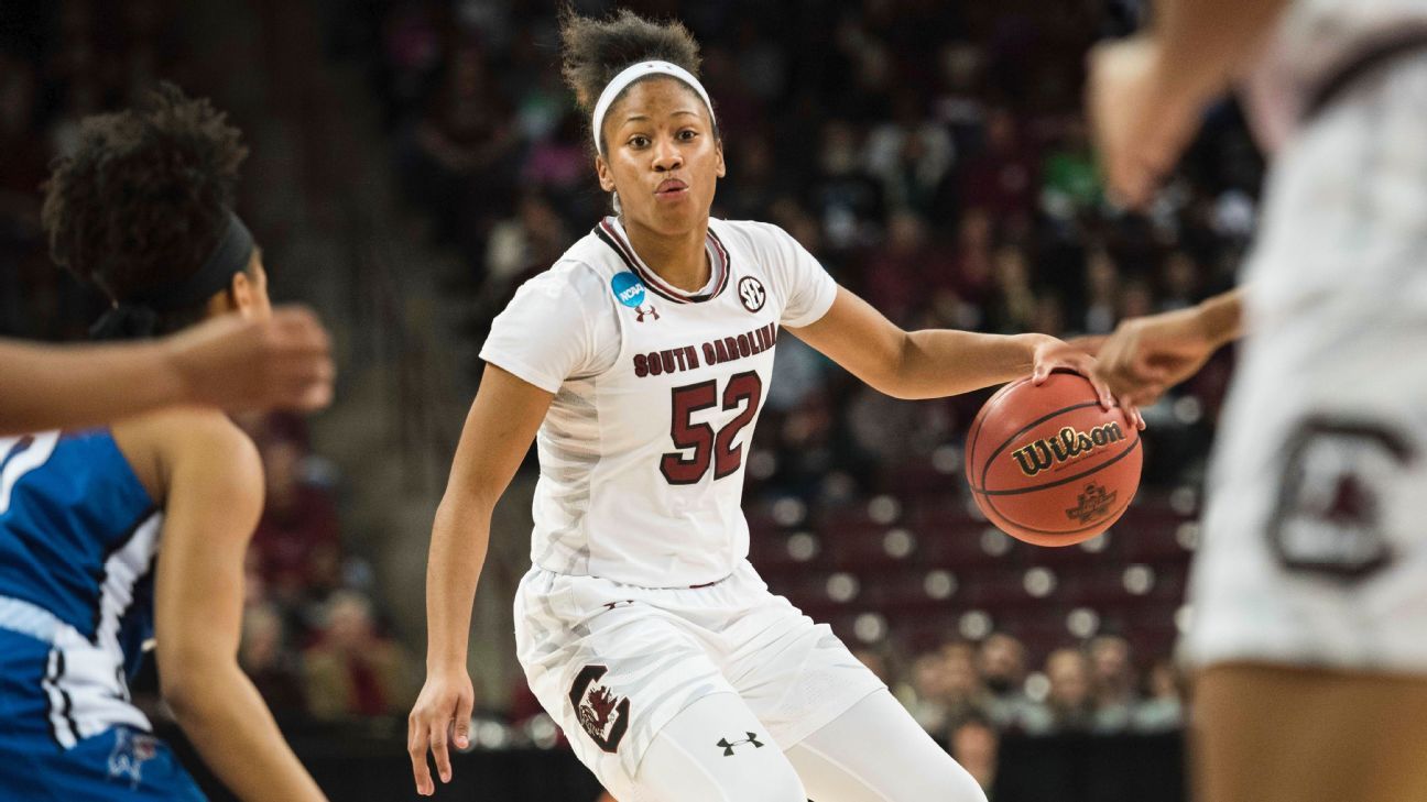 Freshman Tyasha Harris plays beyond years as South Carolina Gamecocks ...