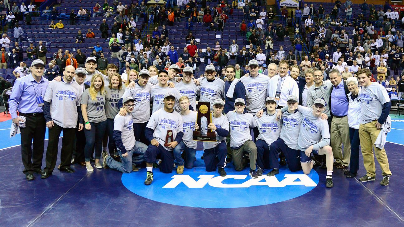 Penn State dominates for 6th NCAA wrestling title in 7 years - ESPN