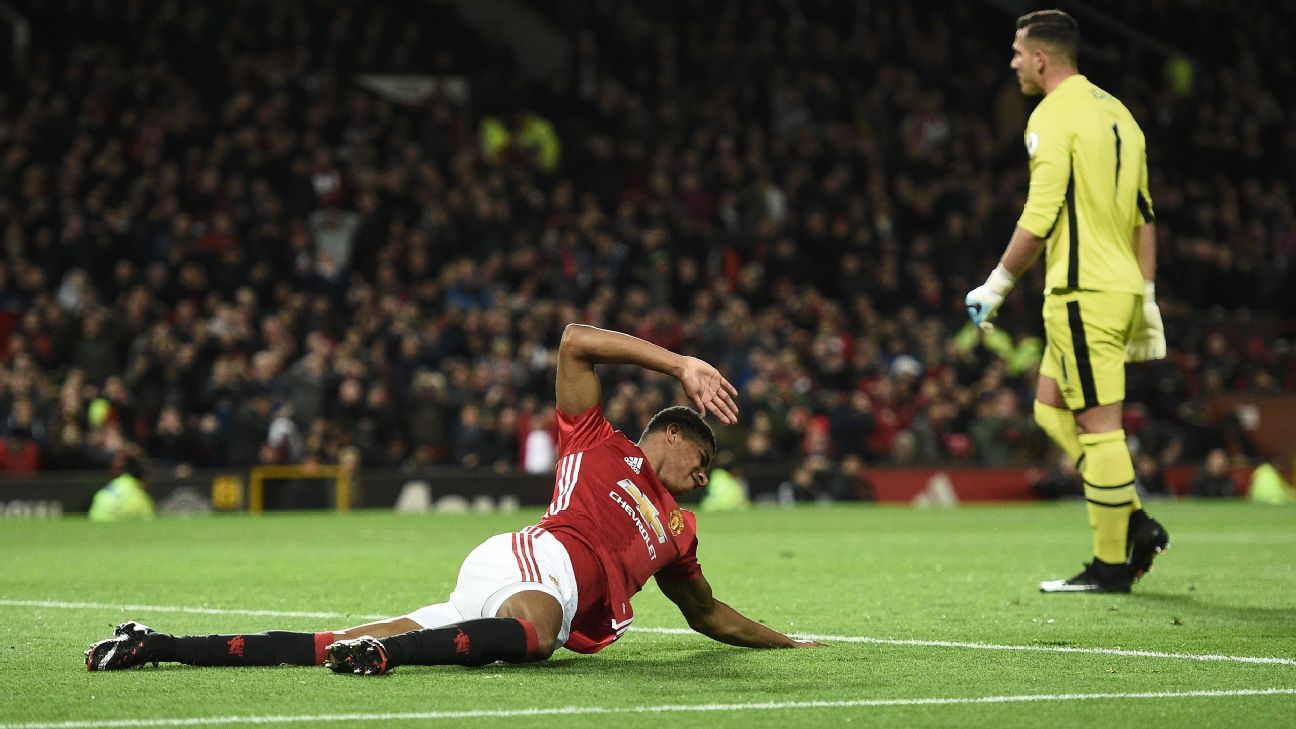 Manchester United ace Marcus Rashford angry after table tennis loss - ESPN