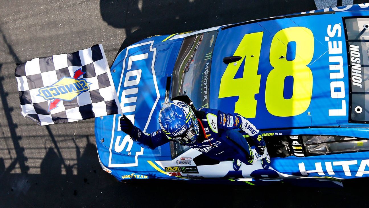 NASCAR - Jimmie Johnson wins by doing those things he does - ESPN