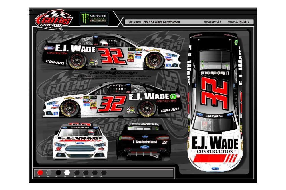 Jayski.com: EJ Wade Construction sponsoring DiBenedetto at Richmond - ESPN