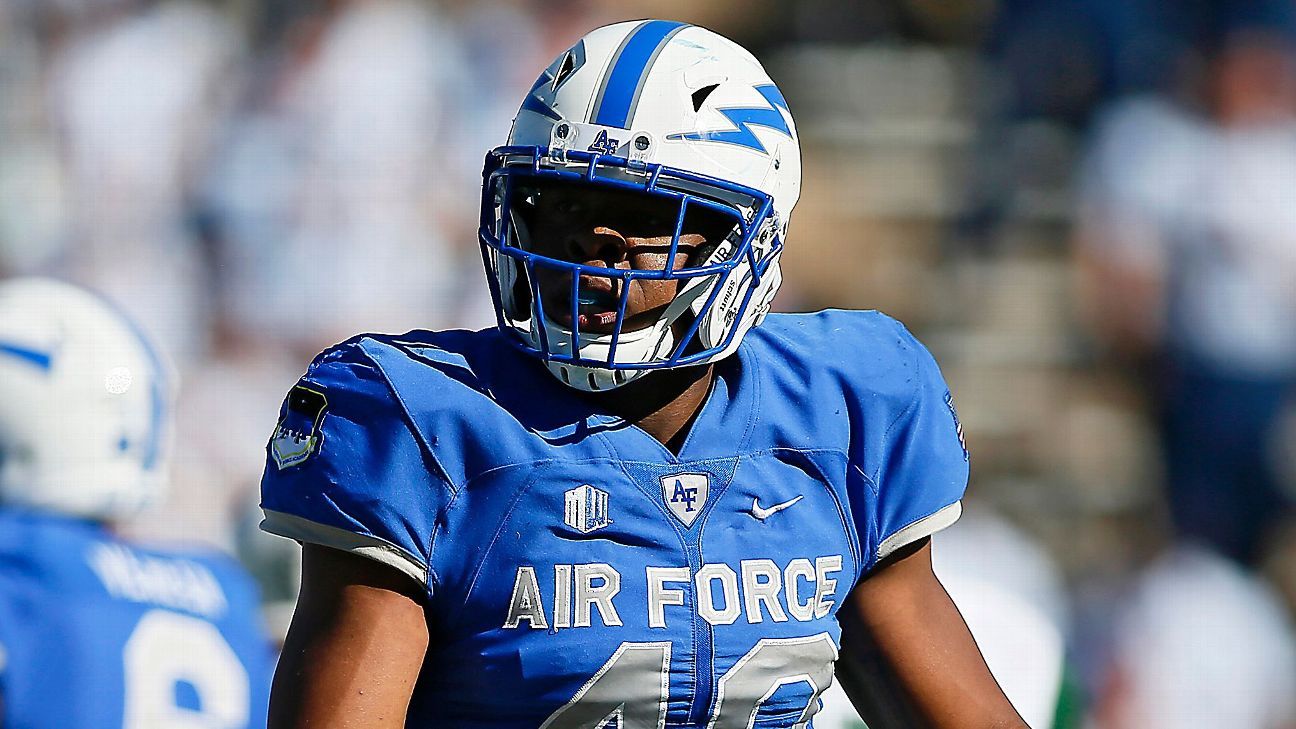 Bruce Arians extends camp invite to Air Force LB despite 2-year duties ...
