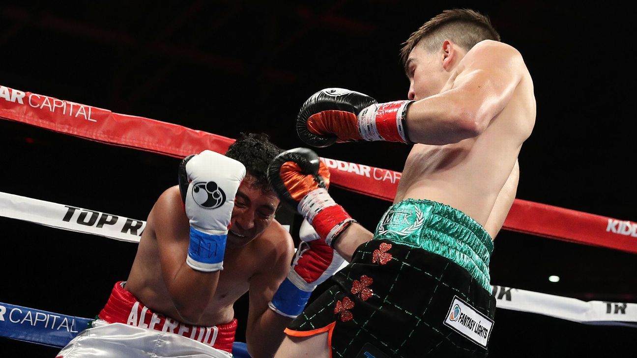 Michael Conlan scores KO victory, looks ahead to Pacquiao undercard - ESPN