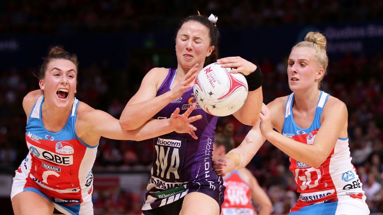 Queensland Firebirds finish the season with huge Swifts win - ESPN