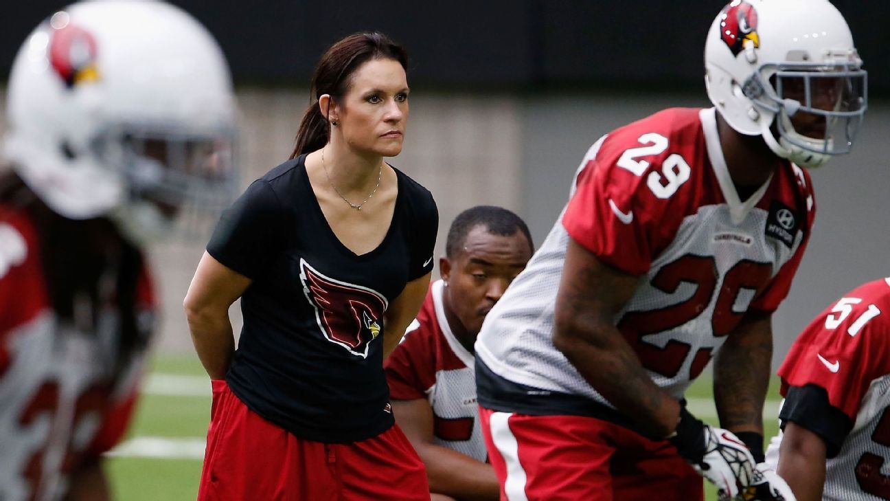 Dr. Jen Welter, first female NFL coach, among XFL's final coaching ...