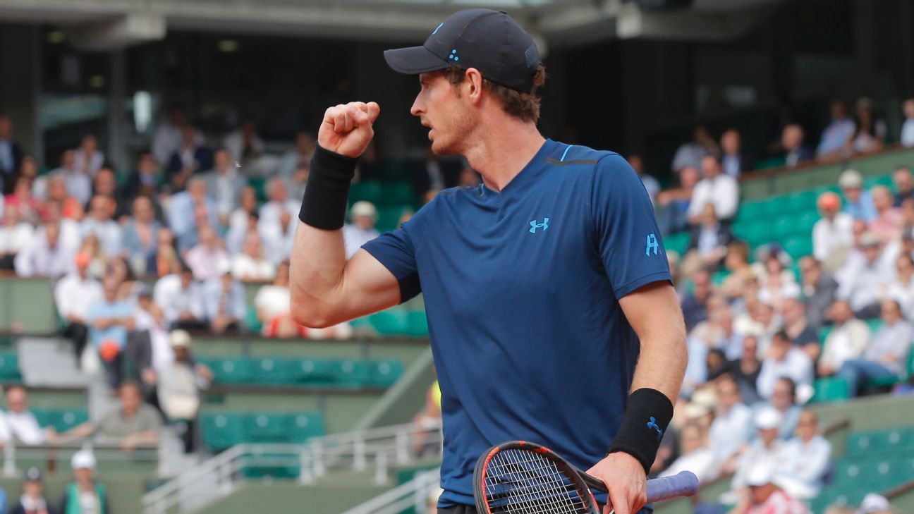 No. 1 Andy Murray advances after second-set stumble - ESPN