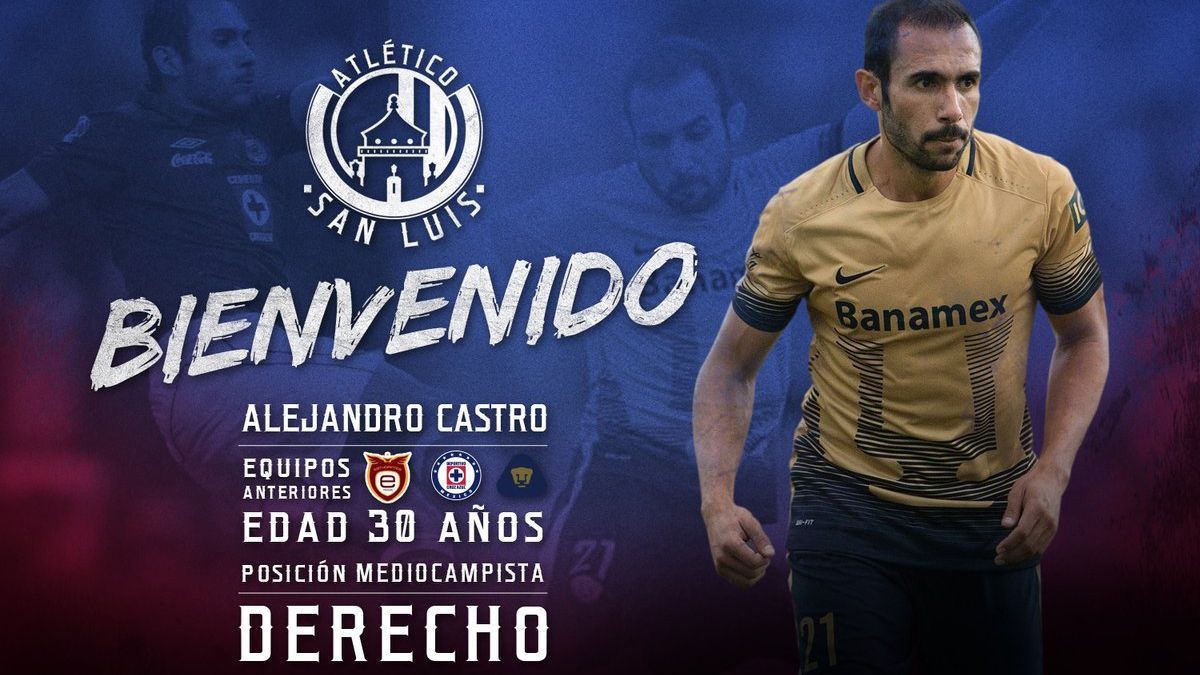 Triste bienvenida a Alejandro Castro en Atlético San Luis - ESPN