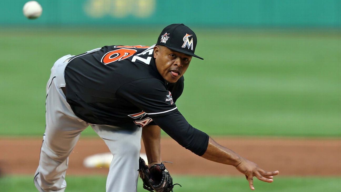 Marlins release Edinson Volquez but could re-sign him - ESPN