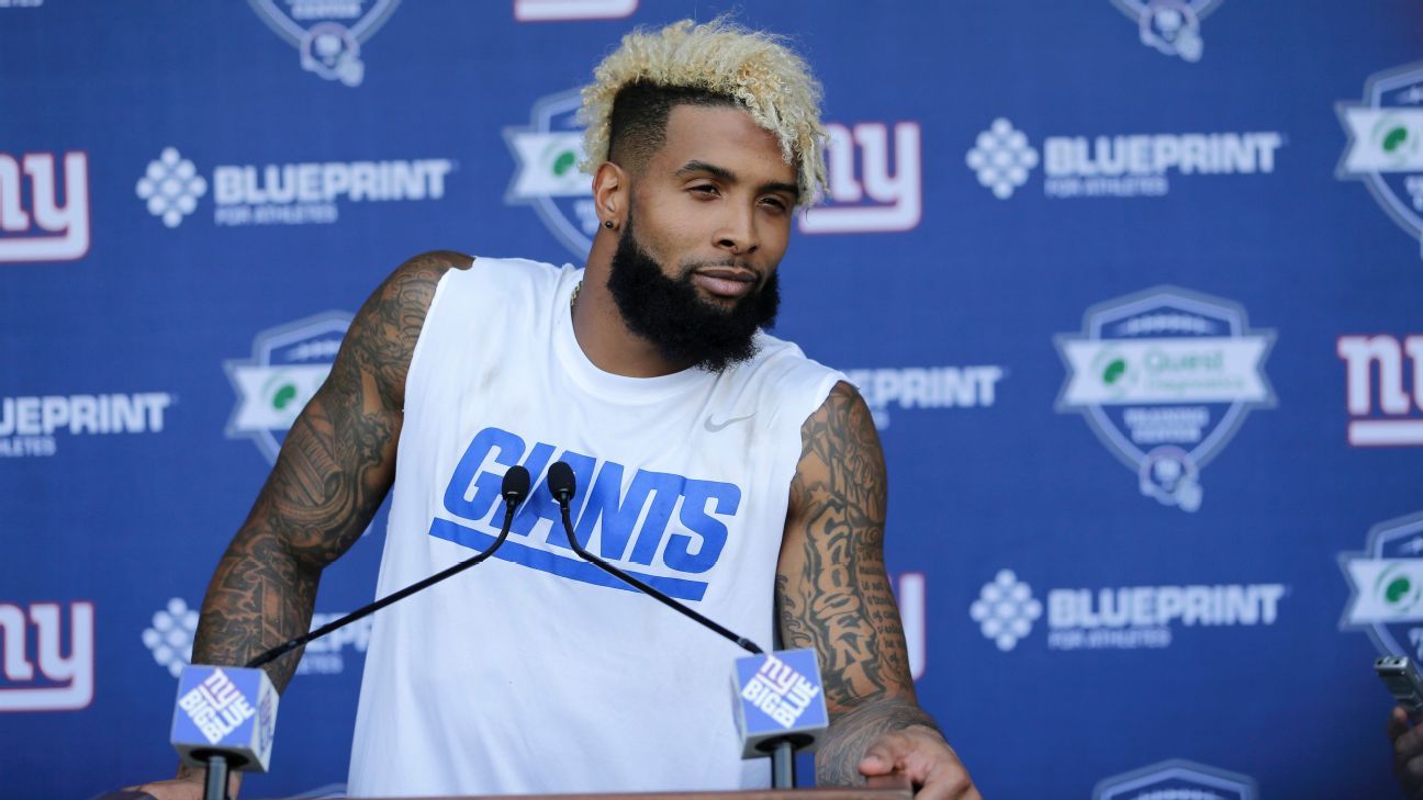 Odell Beckham Jr. esquiva preguntas respecto a su situación contractual ...