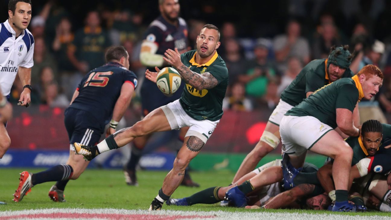 Dreyer to debut among four Bok changes