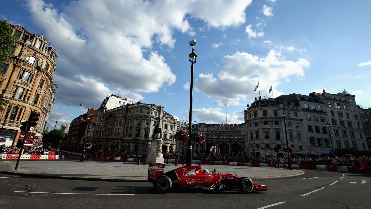 Formula One takes to the streets of London - ESPN