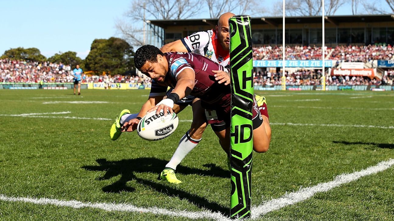 Manly come from 14 points down to beat Roosters - ESPN