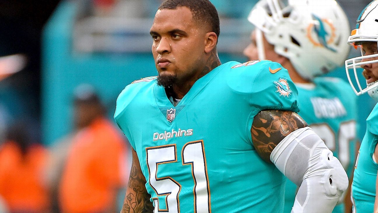 Dolphins trade for 49ers' Daniel Kilgore, release Mike Pouncey - ESPN