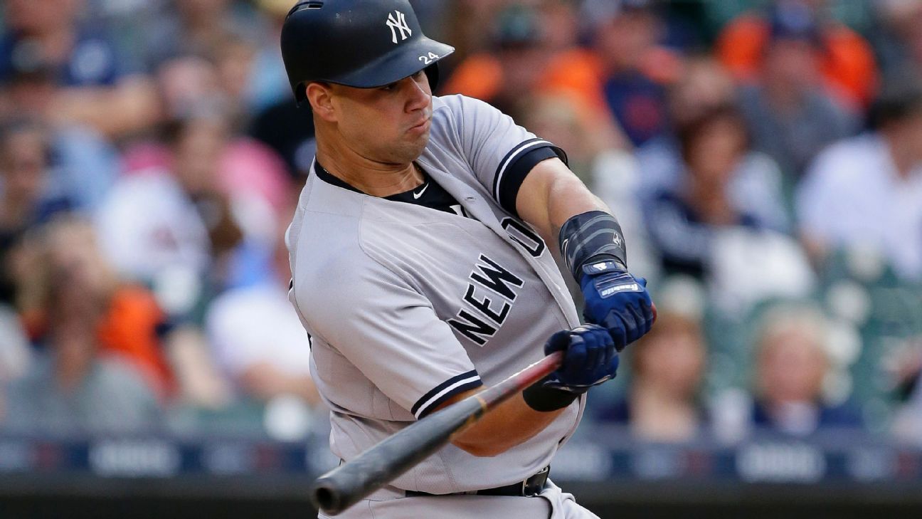 Gary Sanchez keeps hitting home runs high, far and often - ESPN ...