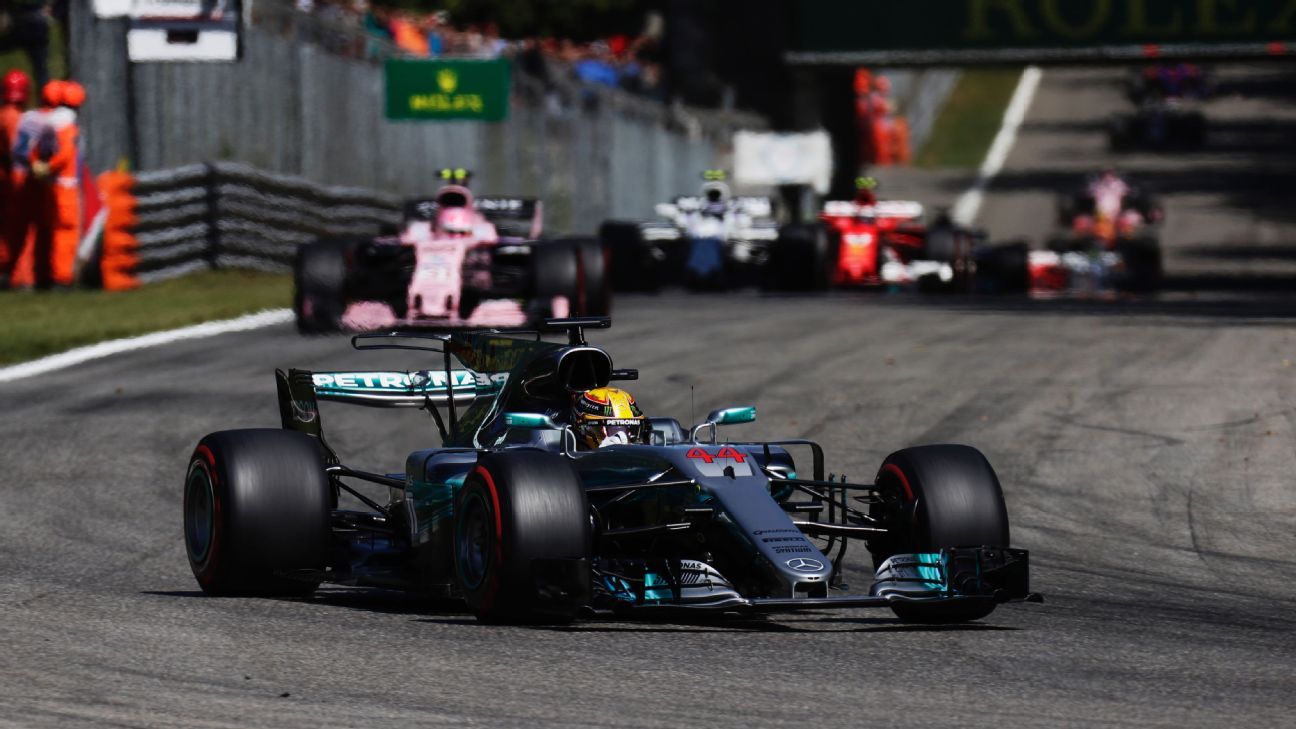 Lewis Hamilton takes title lead with easy Monza win - ESPN