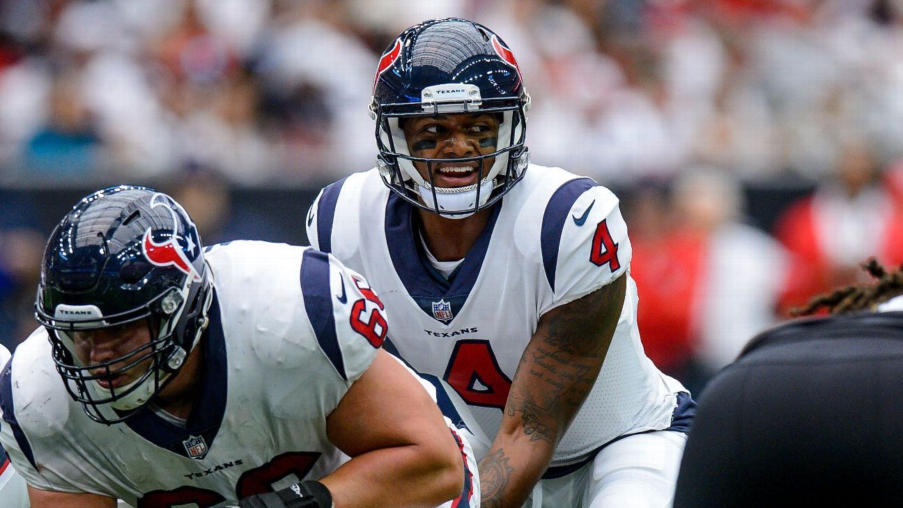 Houston Texans expected to start rookie QB Deshaun Watson in Week 2 - ESPN