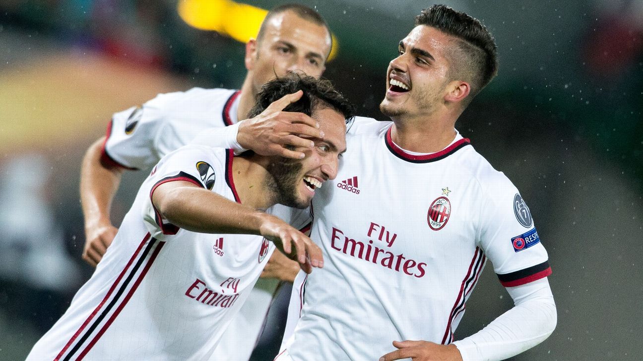 Austria Vienna vs. AC Milan - Football Match Summary - September 14 ...