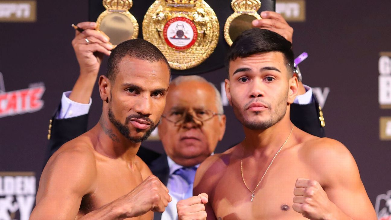 Jesus Rojas KOs Claudio Marrero, claims interim featherweight belt - ESPN