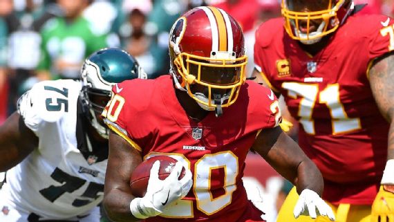 Redskins' steady RB Rob Kelley will resume lead duties once healthy