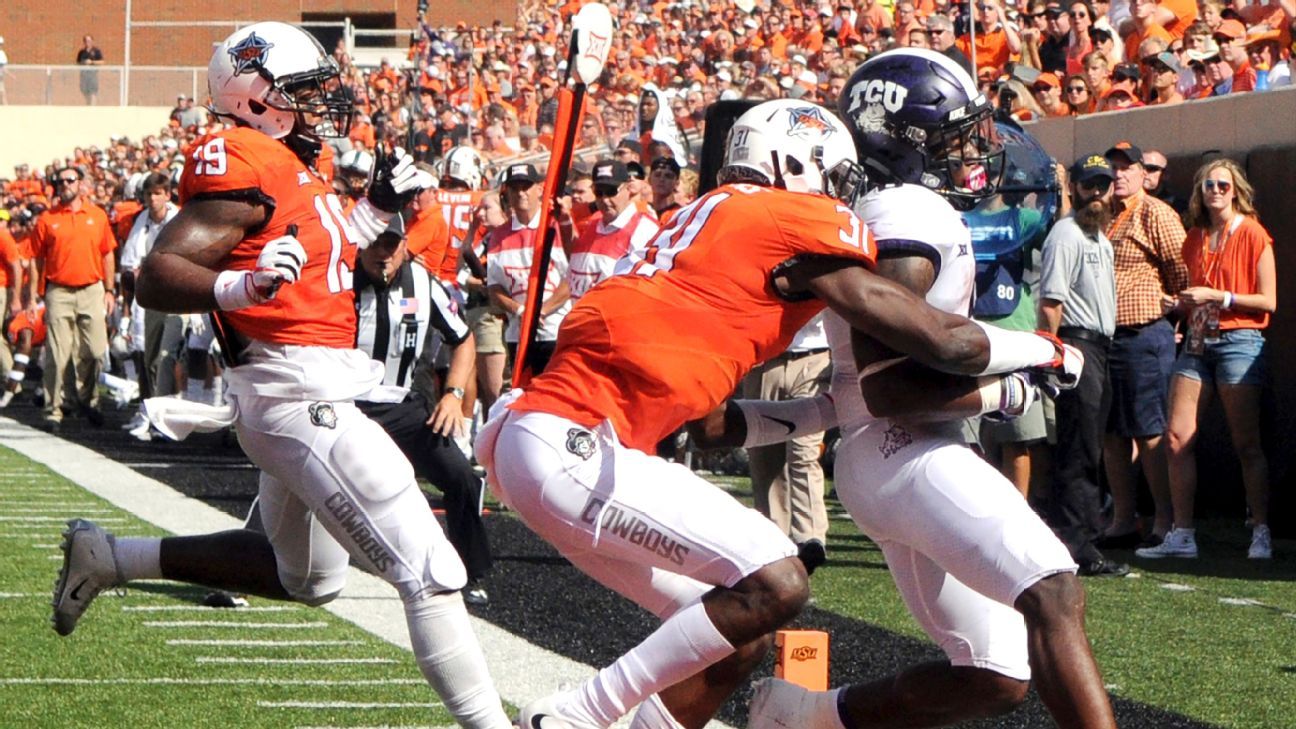 Overlooked TCU Horned Frogs stun Oklahoma State Cowboys - ESPN - Big 12 ...