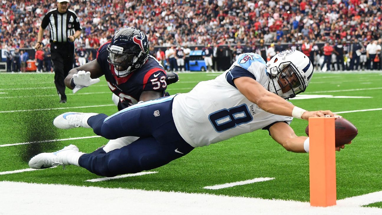 Marcus Mariota has minor hamstring strain, is day-to-day - ESPN