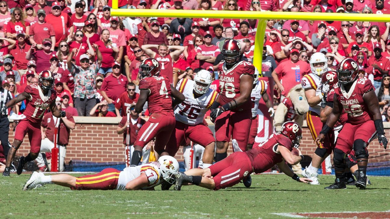Bottom 10 Oklahoma Sooners Lose In Shocking Fashion Espn