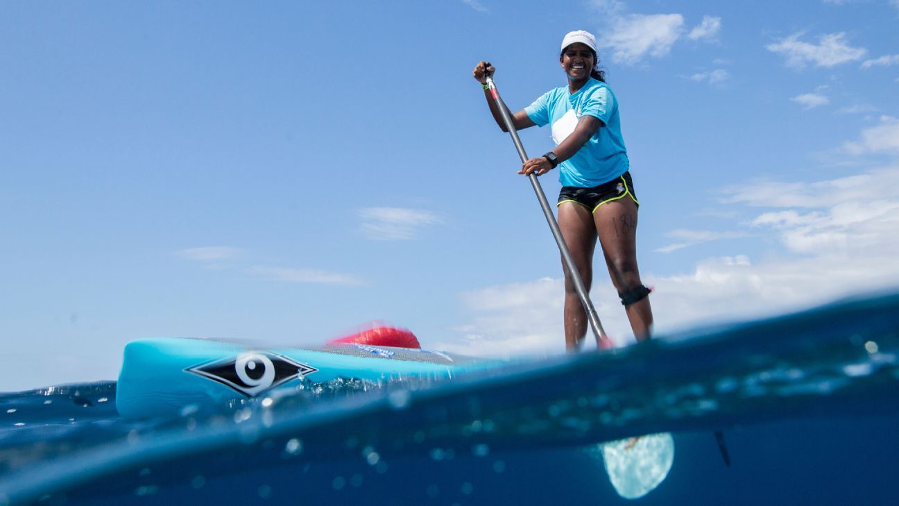 Stand-up paddleboard racer Tanvi Jagadish wants to be 'the water woman ...