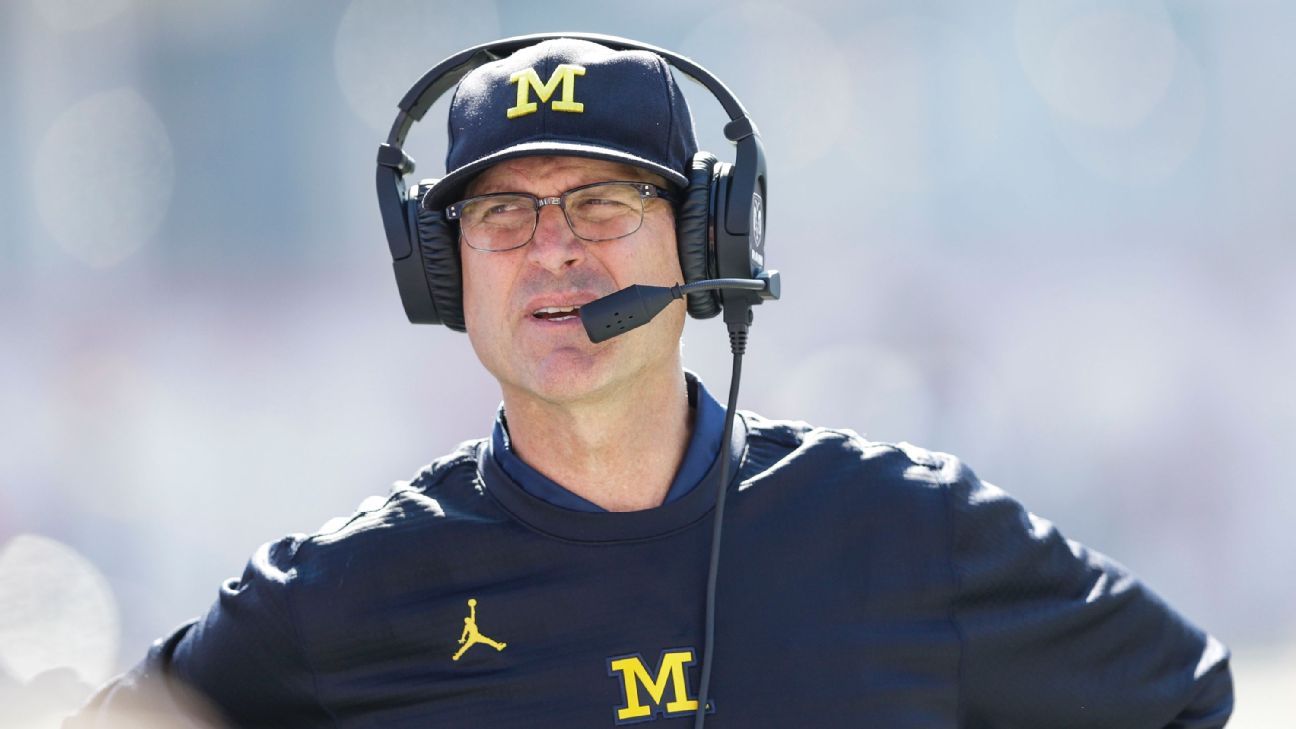 Jim Harbaugh fires back at Mark Dantonio's 'beating Michigan' swipe - ESPN