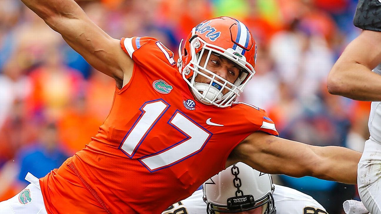 Jordan Sherit of Florida Gators out for year after hip surgery - ESPN