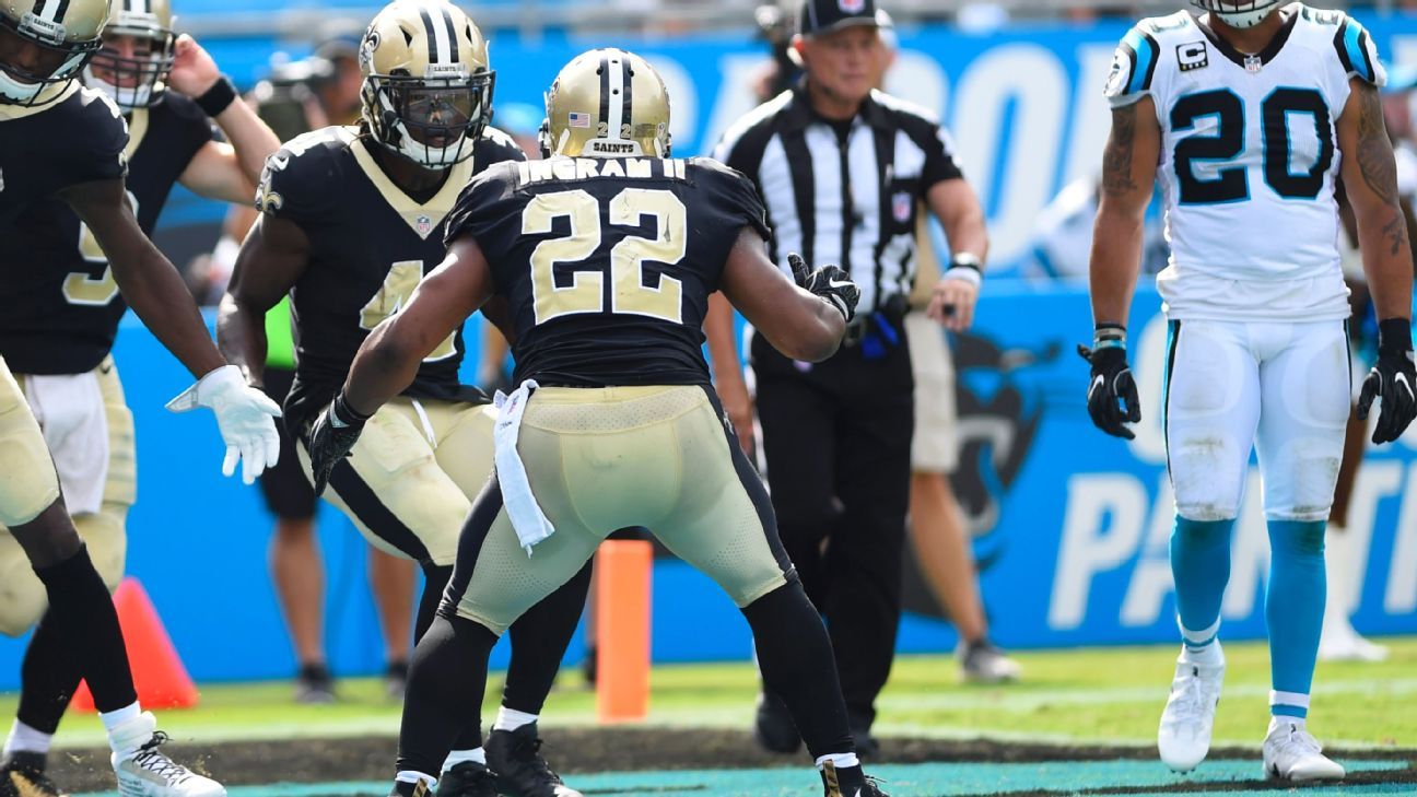 New Orleans Saints ground game thriving with Mark Ingram, Alvin Kamara ...
