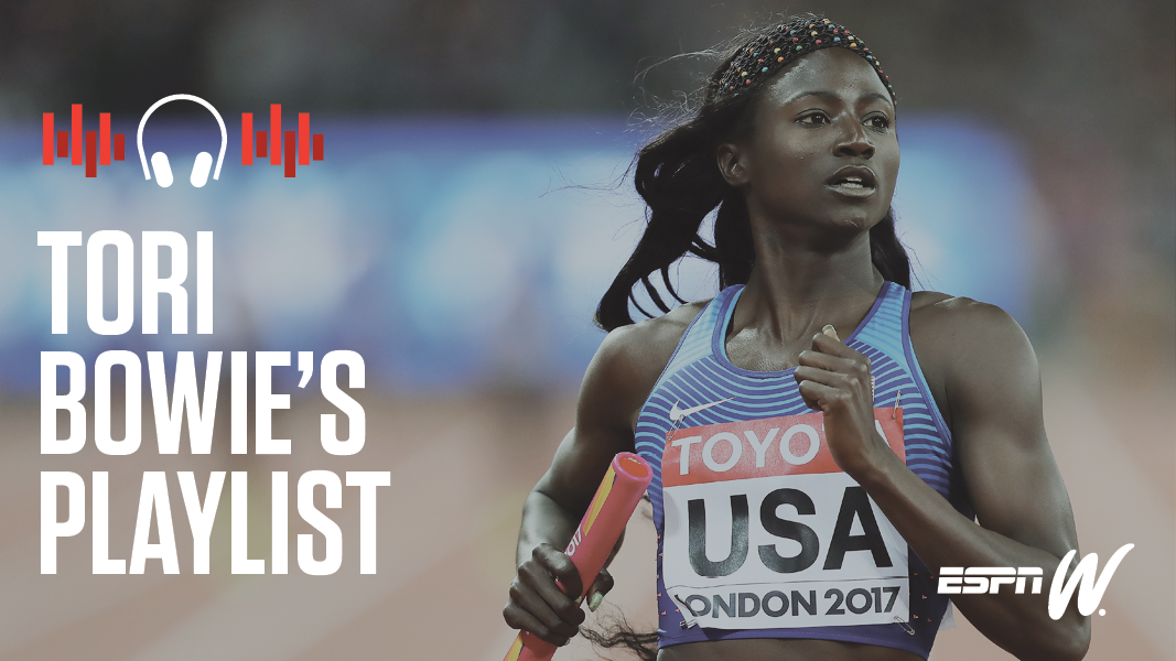 The prerace playlist that gets sprinter Tori Bowie in the zone - ESPN