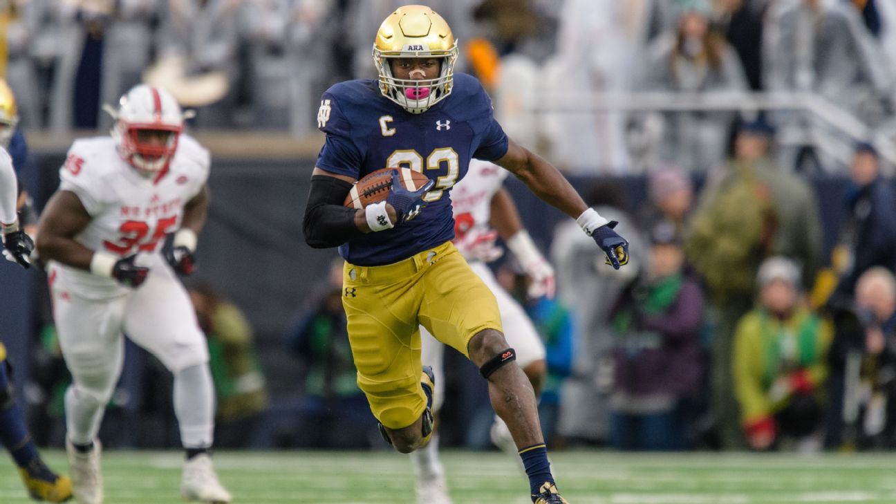 The impossible task of bringing Notre Dame Fighting Irish's Josh Adams ...