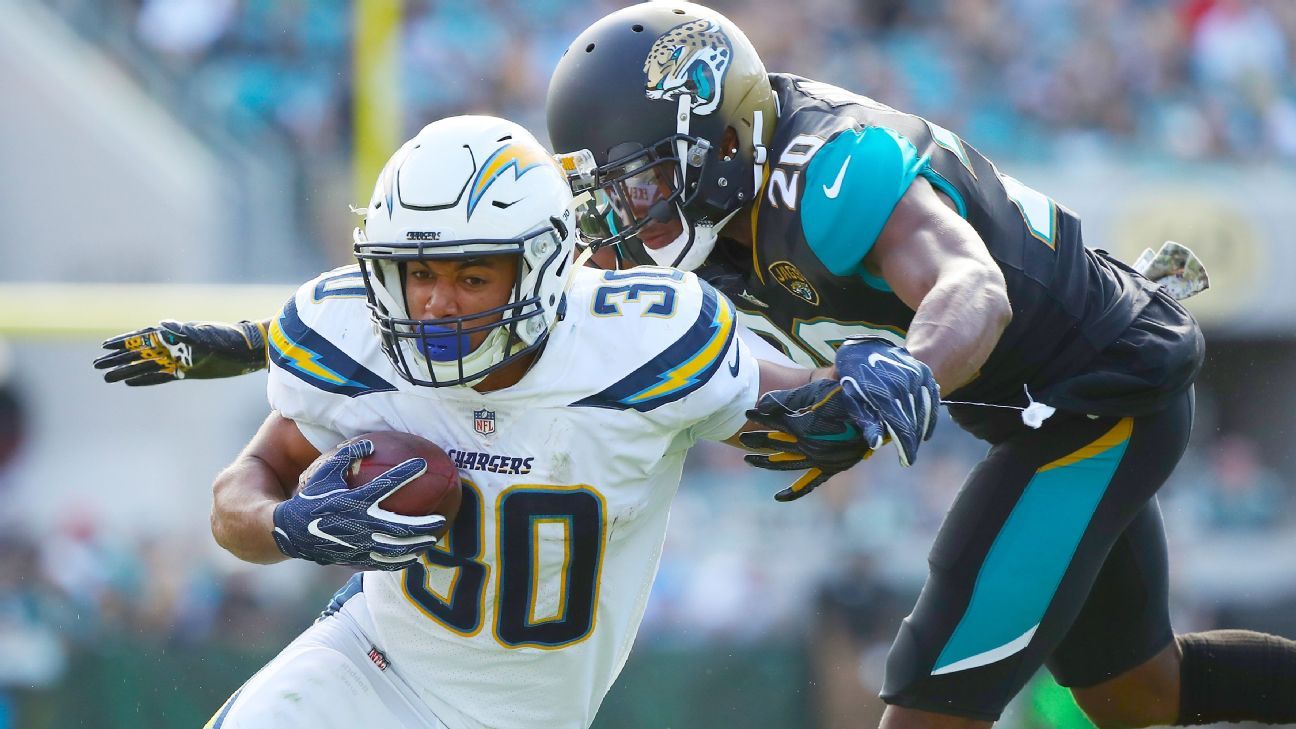 Austin Ekeler plays well early, but Los Angeles Chargers falter in OT ...