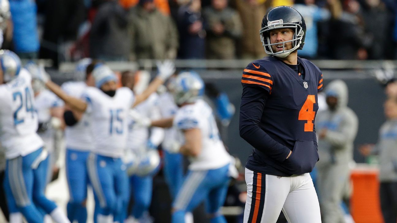 Bears sign kicker Cairo Santos, release Connor Barth after critical ...