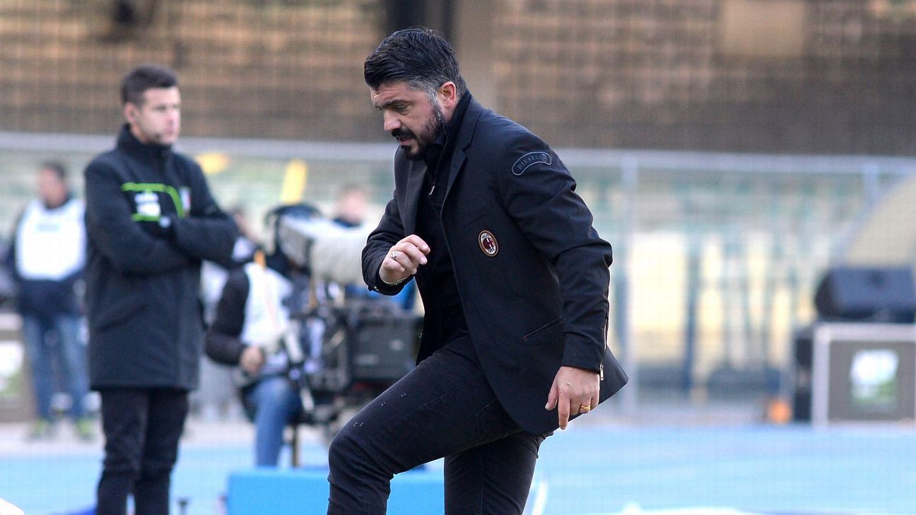 Gennaro Gattuso unhappy with AC Milan's lack of fight - ESPN