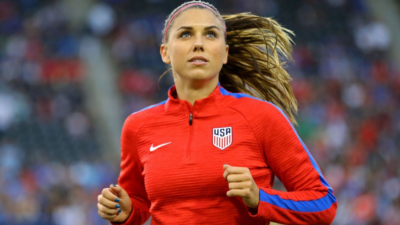 USWNT's Alex Morgan makes first competitive appearance since giving ...
