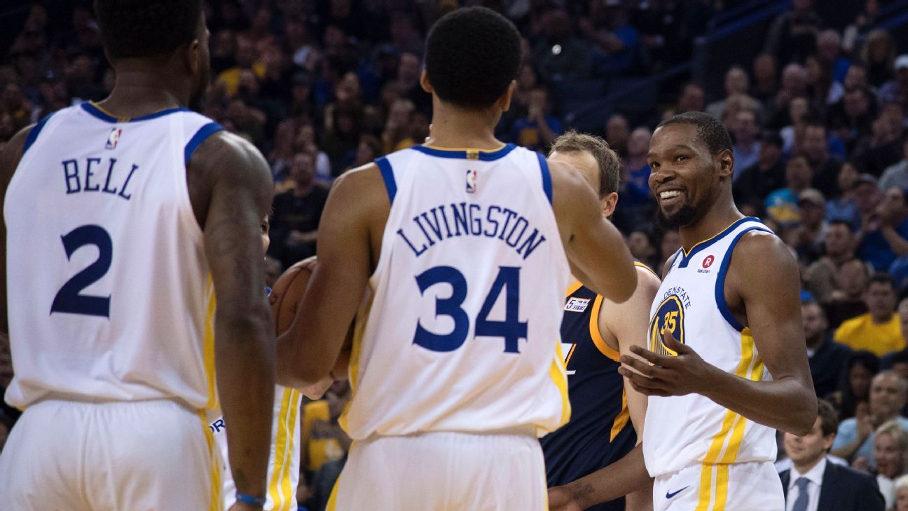 Warriors welcome Steph Curry back with newfound confidence on D - ESPN ...