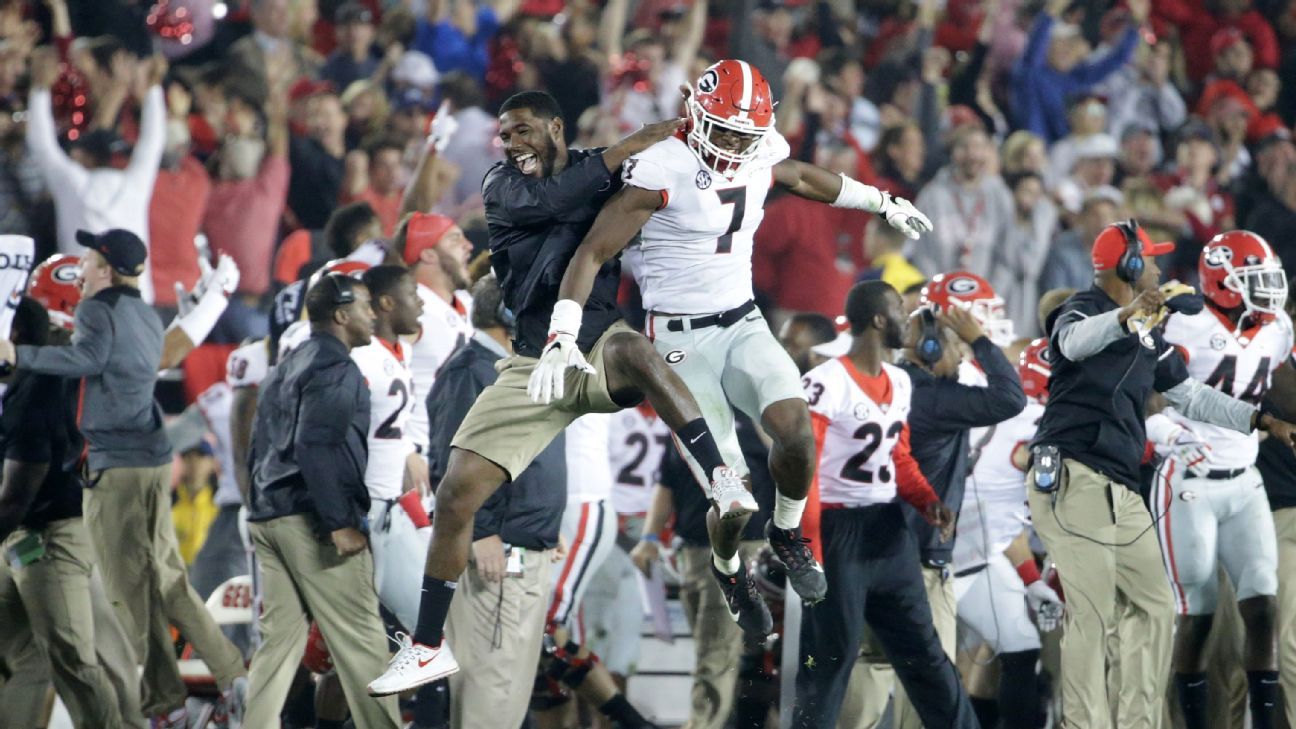 Georgia out to prove the sleeping giant is finally awake - ESPN