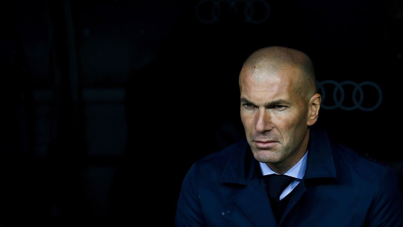 Zinedine Zidane in danger of losing Real Madrid job after defeat vs ...