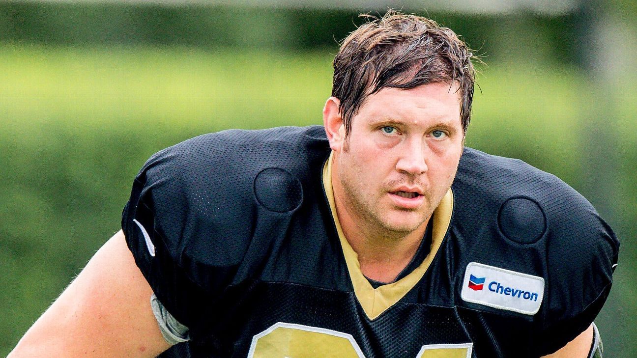 Zach Strief says goodbye to Saints in emotional news conference - ESPN