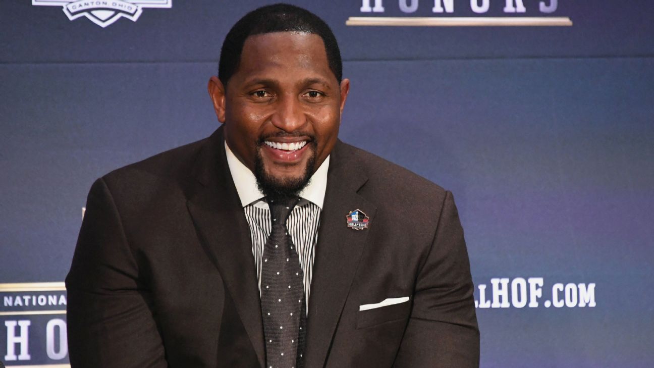 Ray Lewis enters Hall as 'greatest leader in team sports history ...