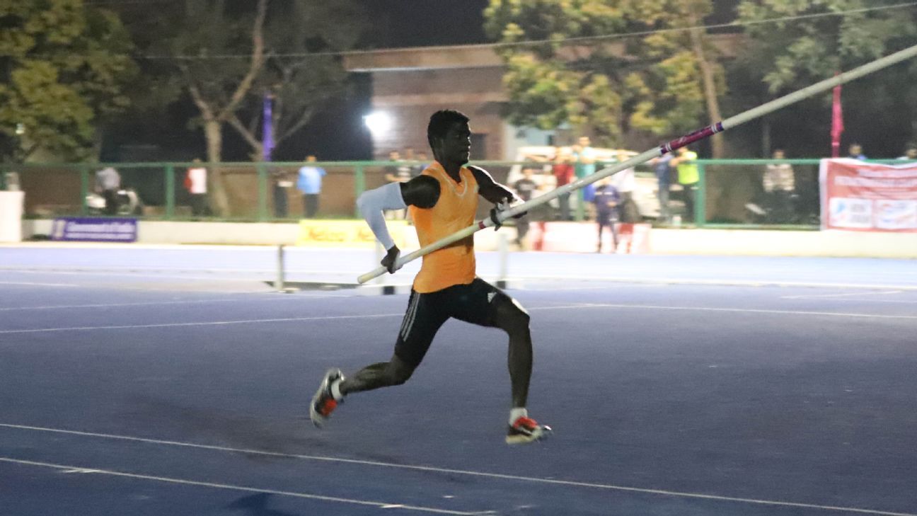 Subramani Siva's pole vault record in jeopardy due to NADA's no-show - ESPN