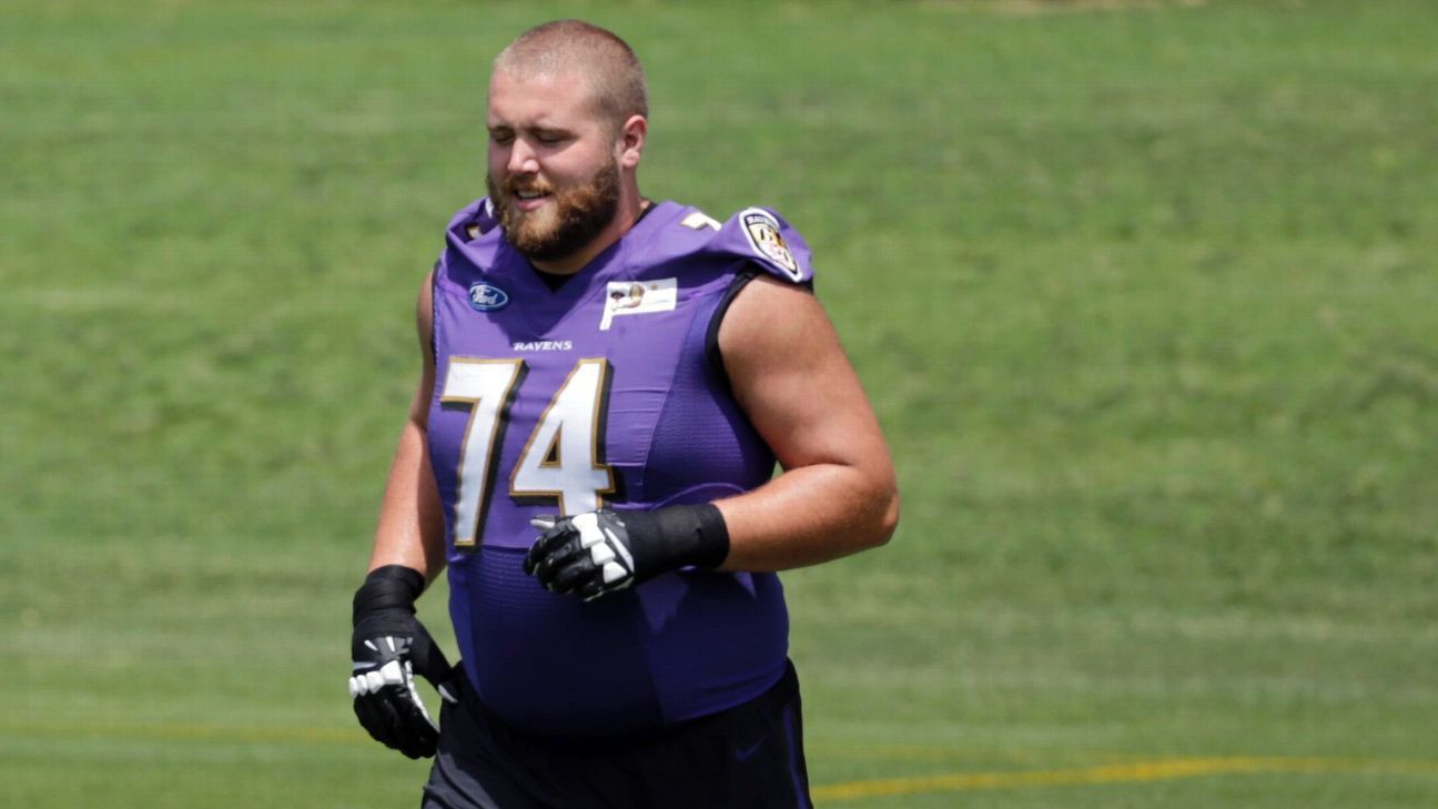 Los Baltimore Ravens retienen al liniero ofensivo James Hurst - ESPN