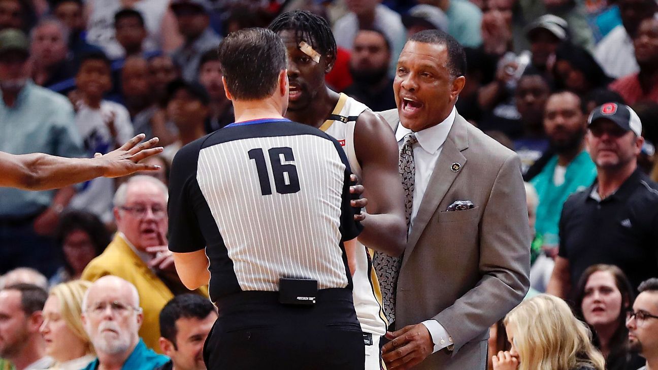 New Orleans Pelicans coach Alvin Gentry slams officiating after loss to ...