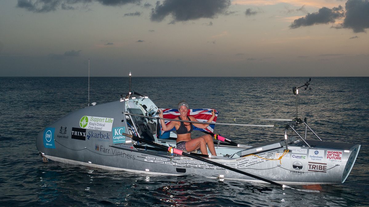 Matthews smashes solo Atlantic rowing record - ESPN