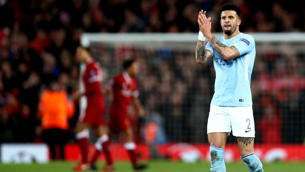 Walker left exposed as City's tactics backfire in loss to Liverpool - ESPN