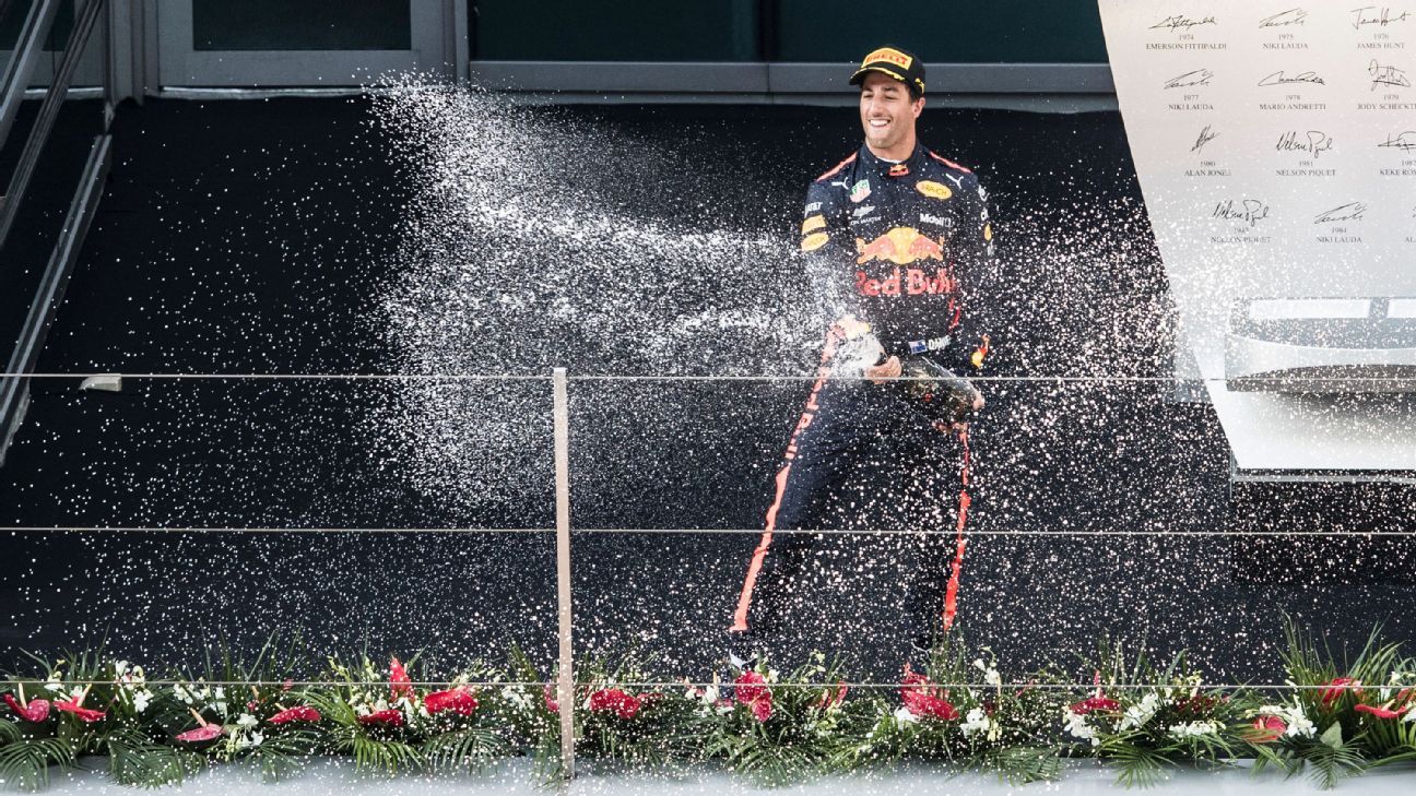Chinese GP stats: Daniel Ricciardo remains king of the overtake - ESPN