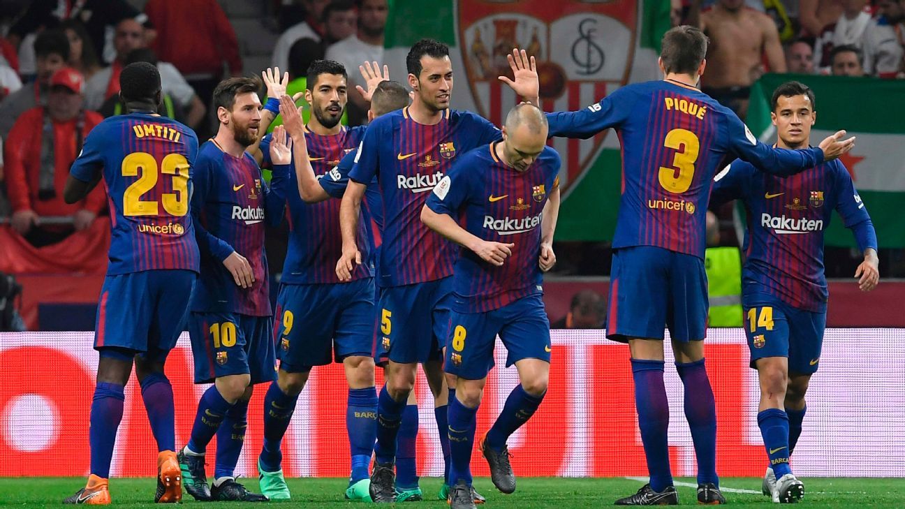 Barcelona cruise in Copa del Rey final as Andres Iniesta puts on ...