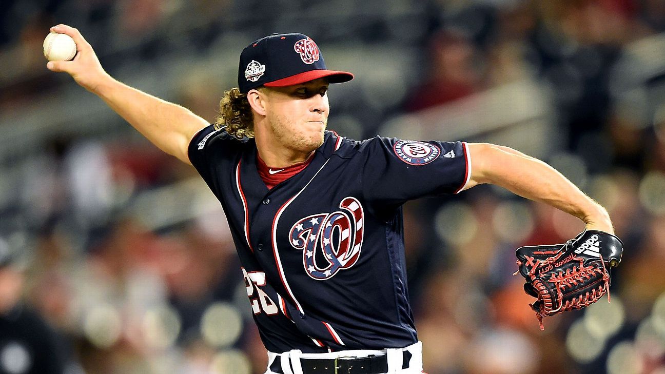 Giants acquire reliever Trevor Gott from Nationals for cash - ESPN